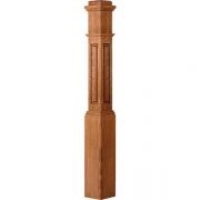 4091 Box Newel Raised Panel Wood Stair Box Newel 4091 Newel