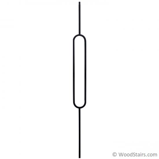 LIH-HOL166244 Designer Oval Baluster - Contemporary Iron Balusters